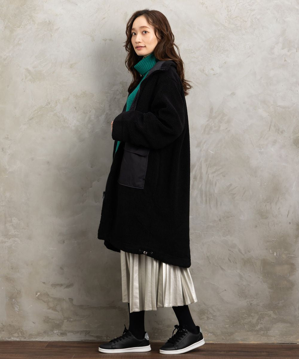 大きいサイズ レディース コート リバーシブルコート ボアコート｜sabstreet my standard （サブストリート マイ ...