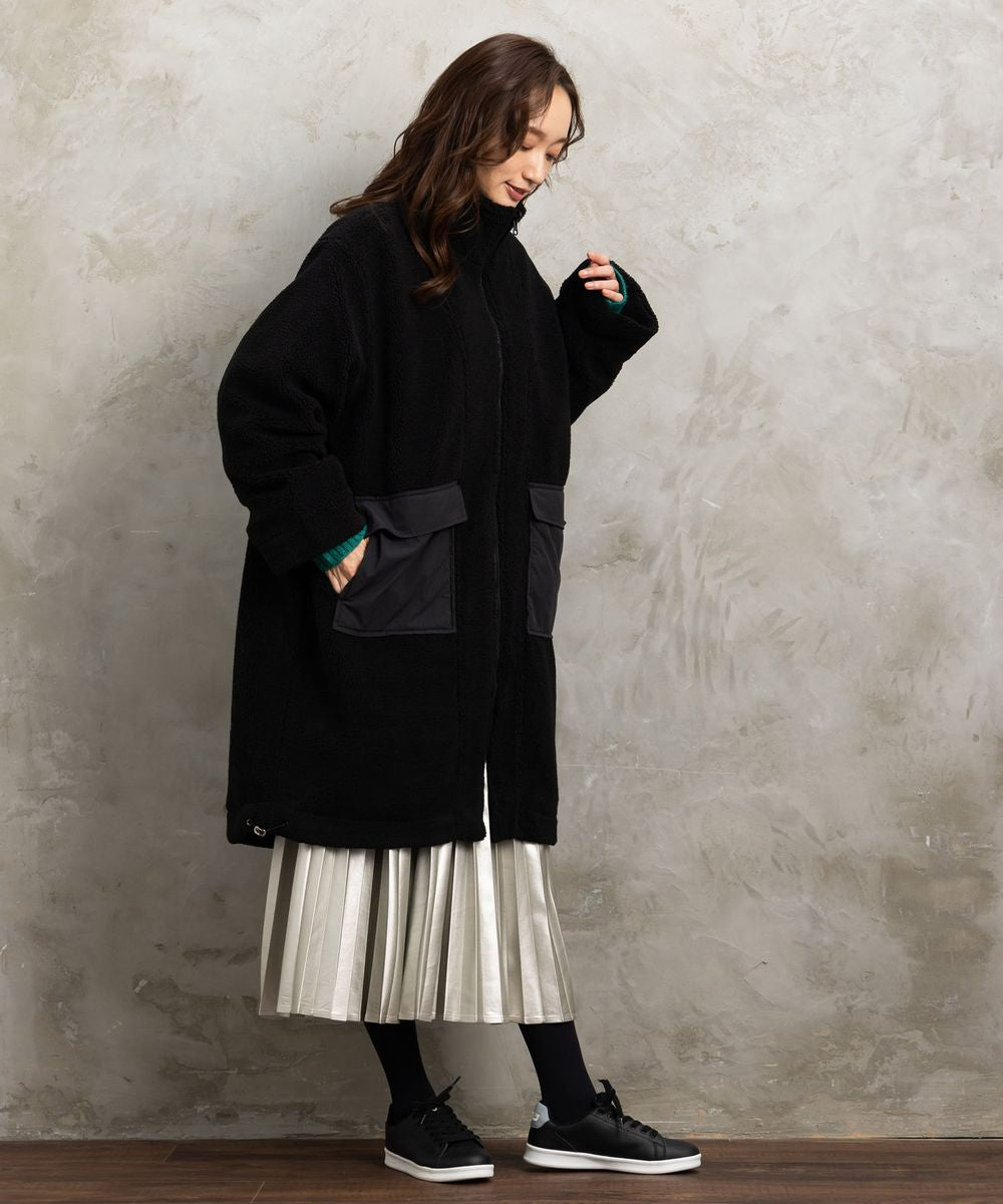 大きいサイズ レディース コート リバーシブルコート ボアコート｜sabstreet my standard （サブストリート マイ ...